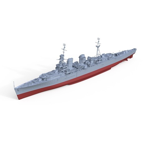 SSMODEL SS700561S 1/700 Military Model Kit HMS Hawkins Cruiser 1942 ...