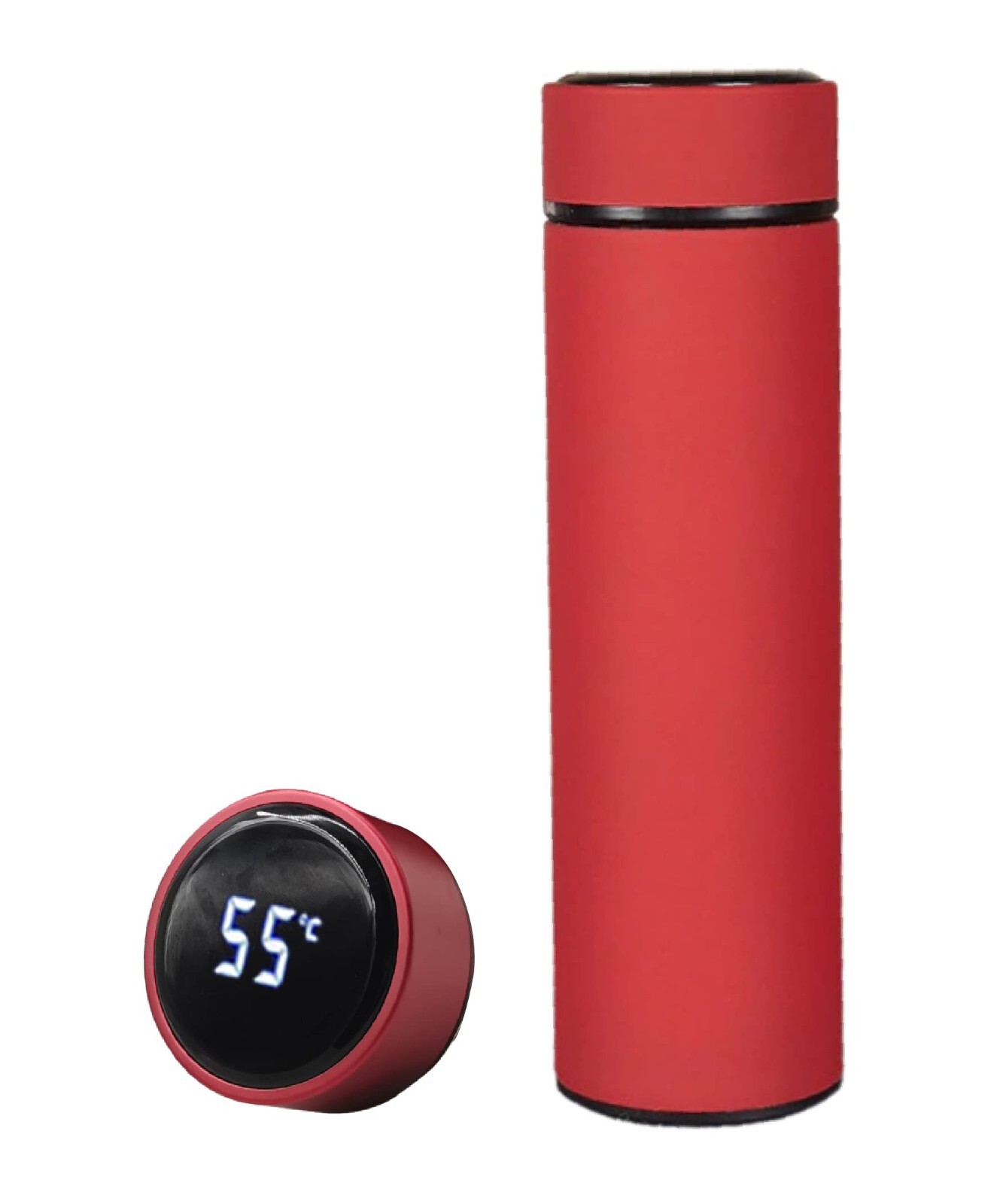 Smart Insulated Mug Vacuum Cup Thermos Bottle LED Display Stainless ...