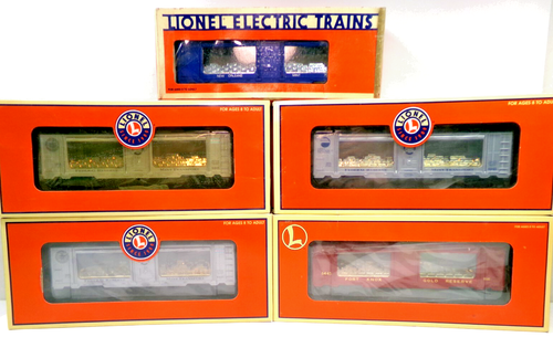 (5) O gauge Lionel bullion cars in original boxes (lot 1487) | eBay