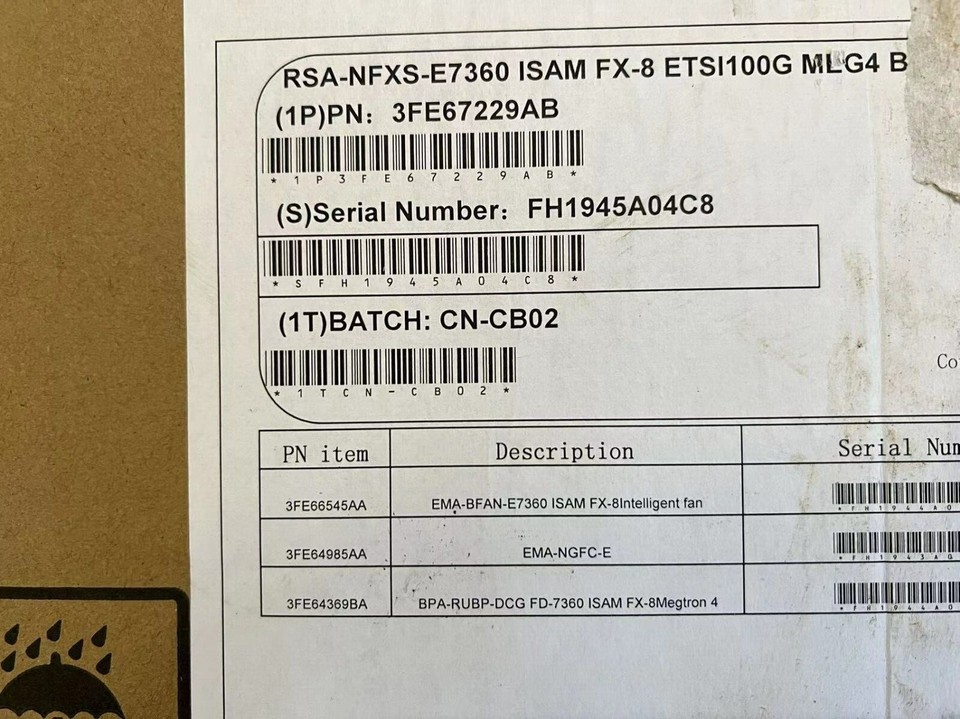 Nokia 3FE67229AB OLT 7360 ISAM FX-8 Shelf Chassis | eBay