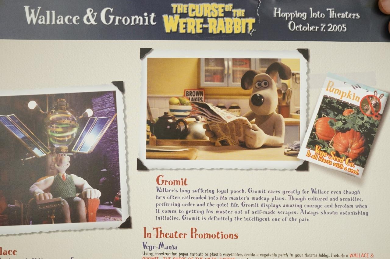 DreamWorks Fall 2005 Movie Promo Advertising Press Kit Packet Wallace ...