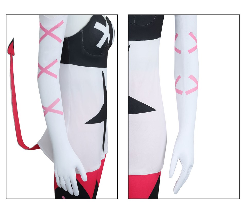 Hazbin Hotel Verosika Mayday Cosplay Costume Suit Demon Uniform Tail ...