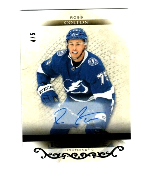 2021-22 ARTIFACTS ROSS COLTON AUTO RC SUPER RARE 4/5 ONLY 5 COPIES ...