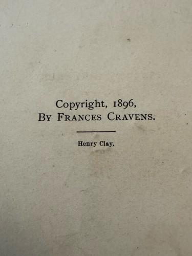 Antique 1896 Story Of Henry Clay Readers Book Primary Grades Gravens ...