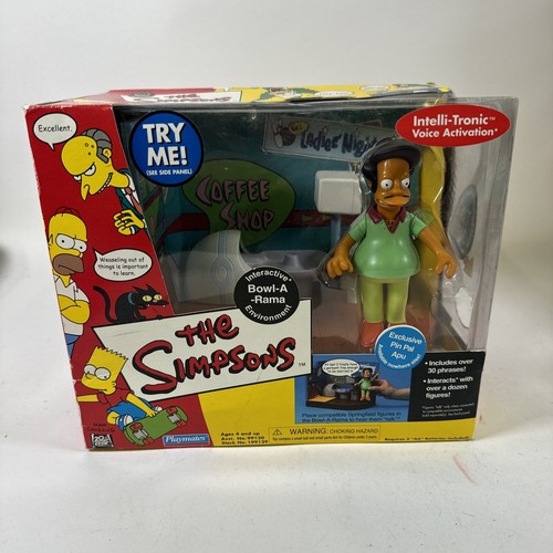 Simpsons Bowl-A-Rama Exclusive Pin Pal's Interactive Figures Playmate ...