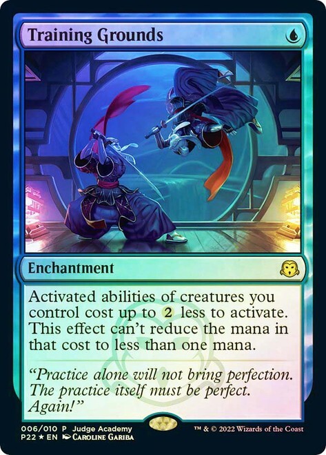 x2 NM+ FOIL MTG Training Grounds Judge Academy 2022 Promo #006 Magic ...