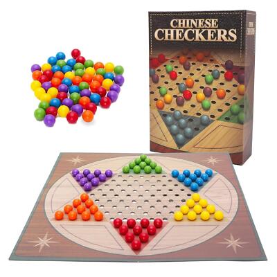 Chinese Checkers Board Game Foldable Traditional Fun Entertainment Game ...