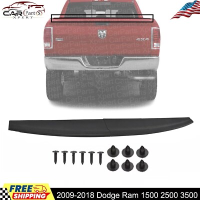 Rear Tailgate Molding Spoiler For 2009-2018 Dodge Ram 1500 / 2010-2018 ...