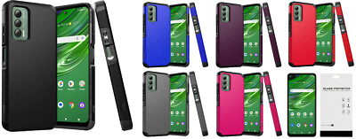 For Cricket Outlast U680AC ShockProof Hybrid Case Phone Cover ...