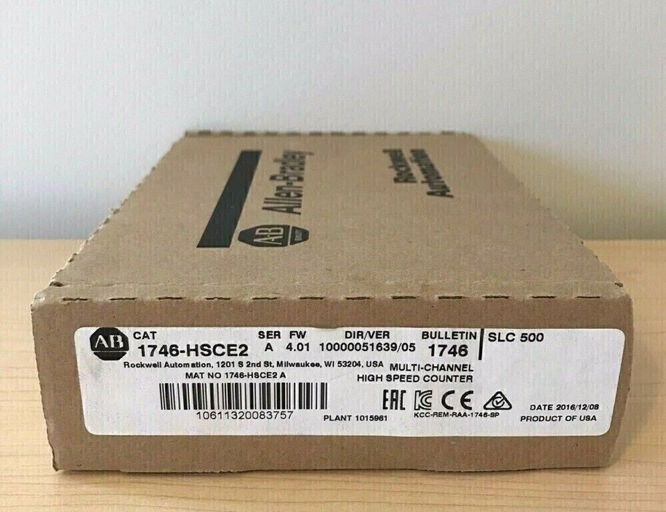 Allen-Bradley 1746-HSCE2 Multi-Channel High Speed Counter Module 1746 ...