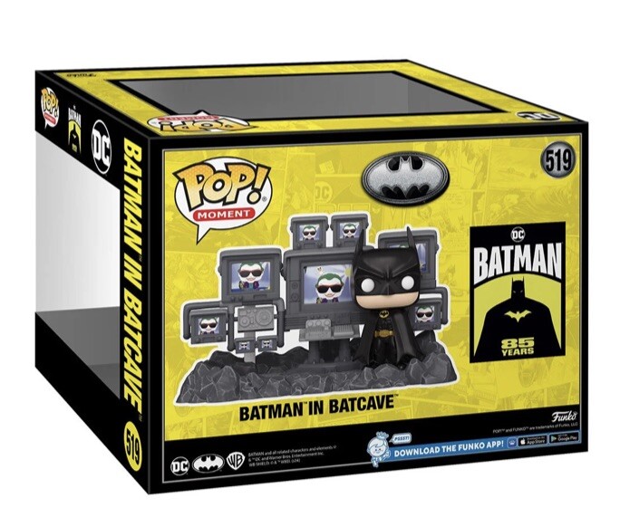 Funko Pop! Moments: Batman's 85th Anniversary - Batman in Batcave 519 ...