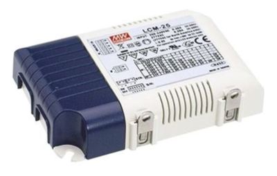 Mean Well LCM-25, Constant Current 1-10 V, PWM LED Driver 25W 6 â?? 54V ...