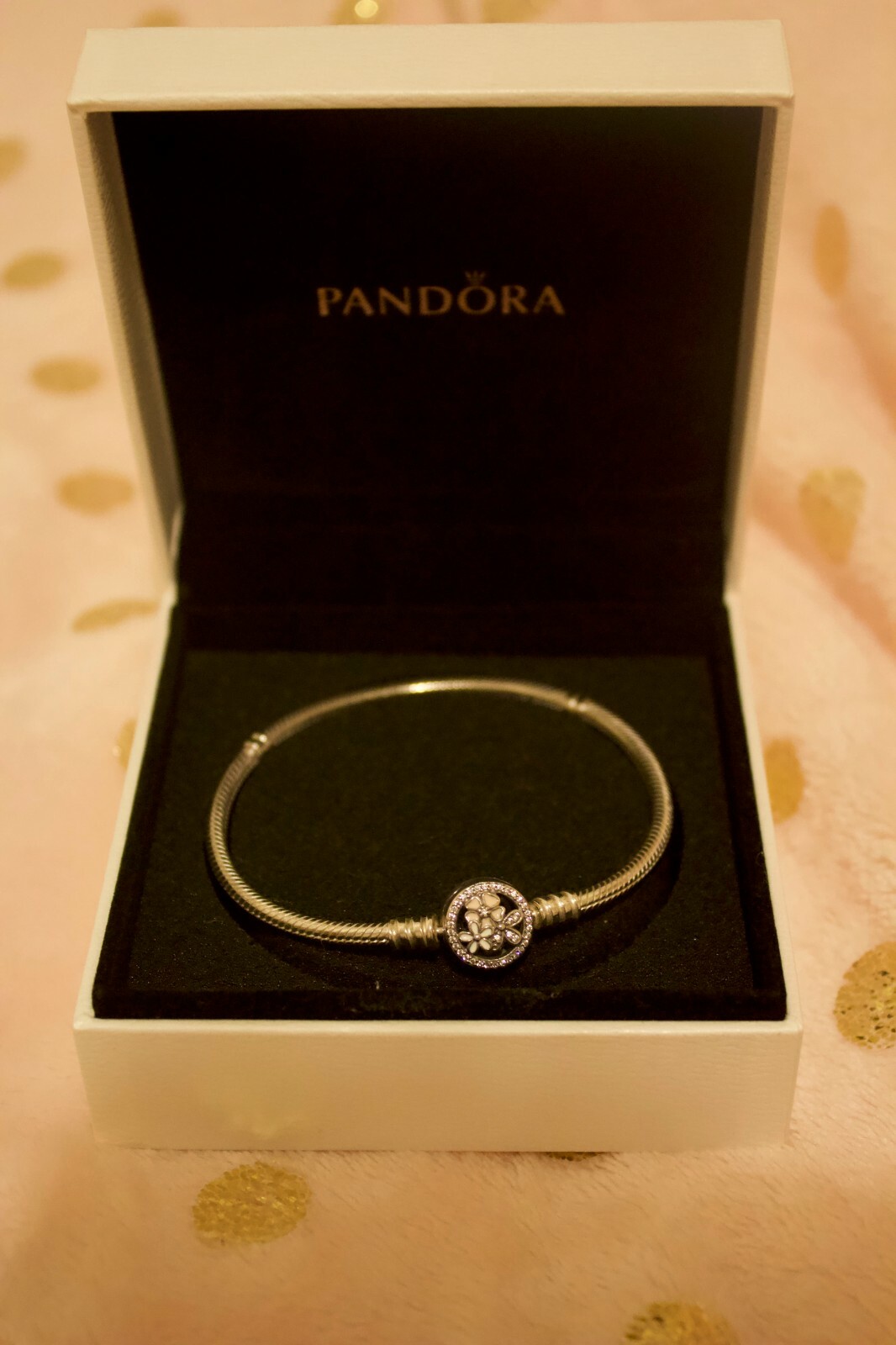 Genuine Pandora Sterling Silver Enamel Poetic Blooms Bracelet 590744CZ ...