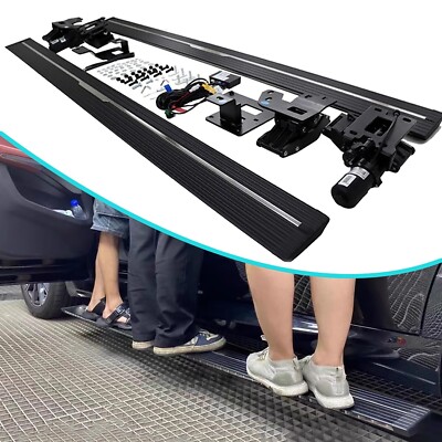 2pcs Deployable Electric Running Boards Side Step fit Porsche Cayenne ...
