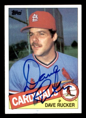 1985 Topps Baseball #421 Dave Rucker Signed Autograph (No COA) *e1 | eBay