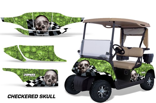 Golf Cart Graphics Decals Stickers for E-Z-GO TXT 1994-2013 CHCKRDSKL S ...