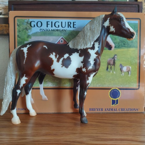 Breyer Go Figure Vintage Club Morgan 2023 Horse Pinto Traditional ...