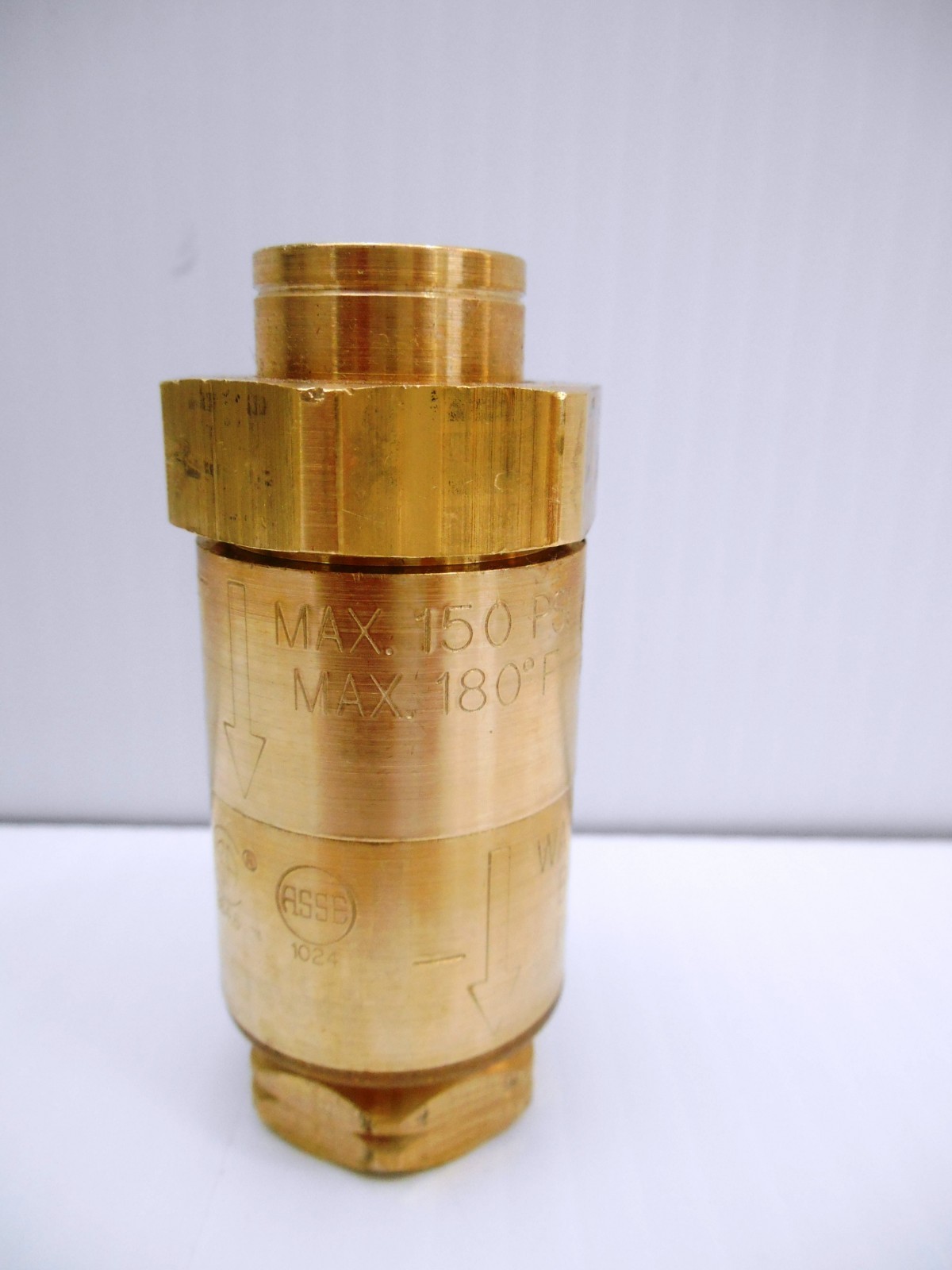 3/8 LF7 Dual Check Valve, Backflow Preventer 3/8″ Fnpt | eBay