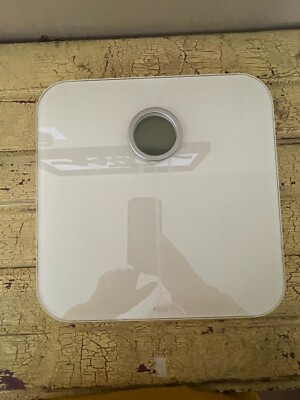 FitBit Aria WIFI Smart Scale FB201W White Glass Fitness Weight Tracker ...