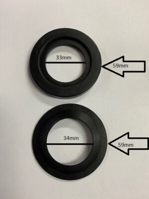 Wash Basin Waste Rubber Washer Set | eBay UK