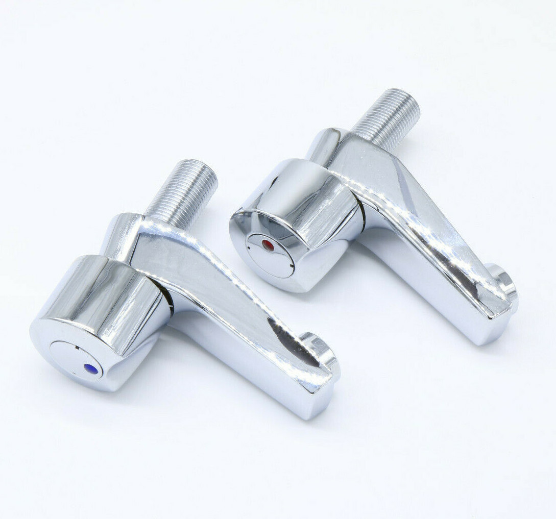 Tantofex Tantadisc Basin Pillar Taps Chrome 15151 - Pair NOS | eBay UK