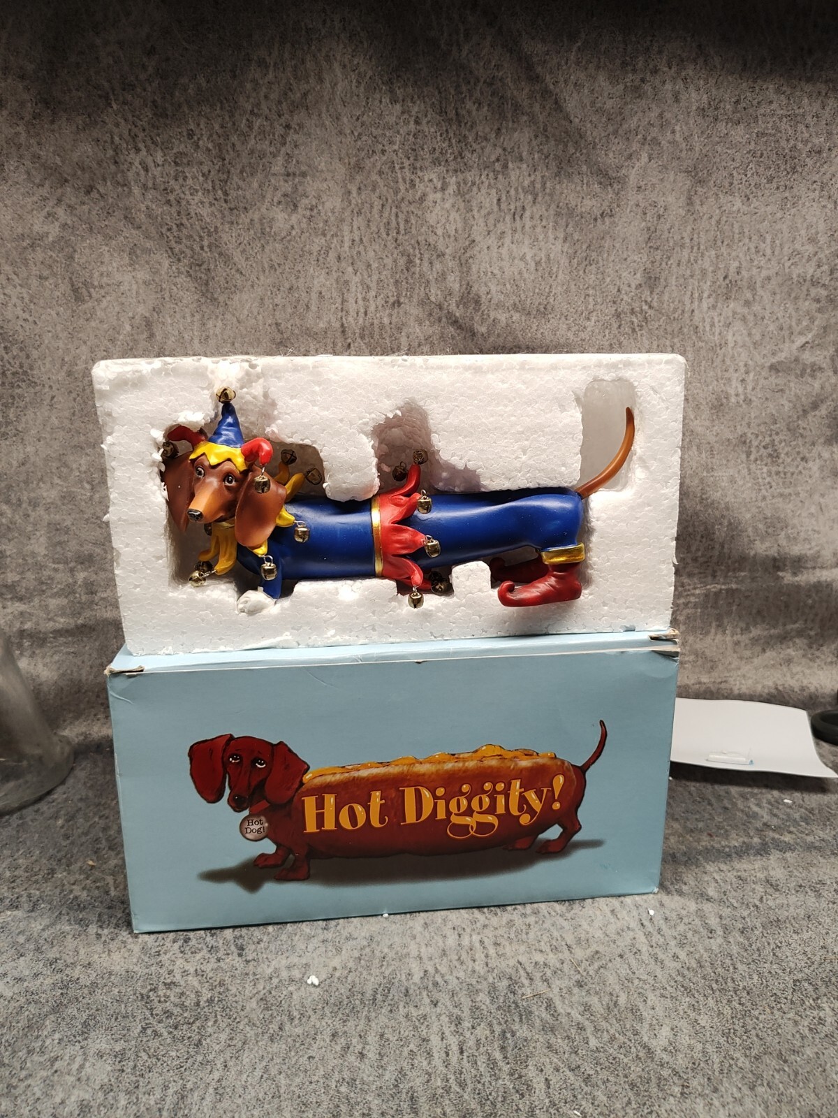Westland Hot Diggity Dog Jester Joker Clown Dachshund Wiener Dog | eBay