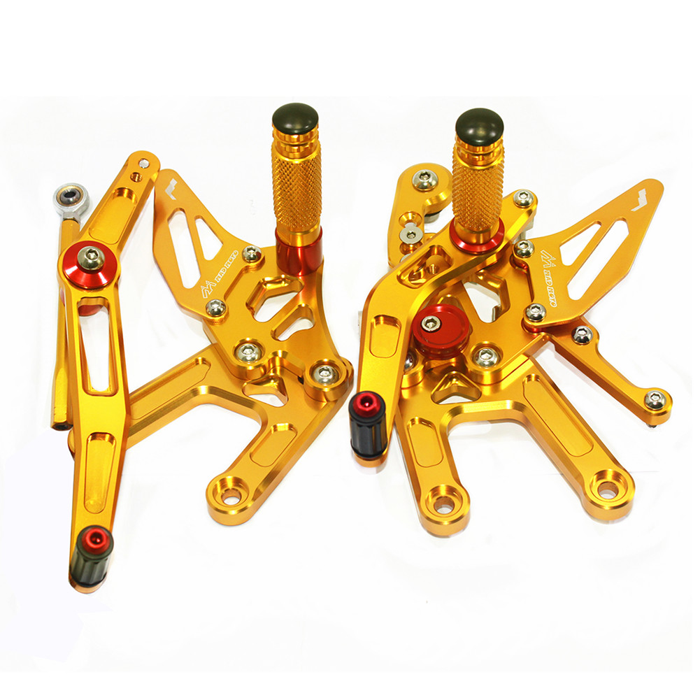 MAD-MOTO Motorcycle Rearset Footrest Foot Pegs For YAMAHA YZF-R6 2017 ...