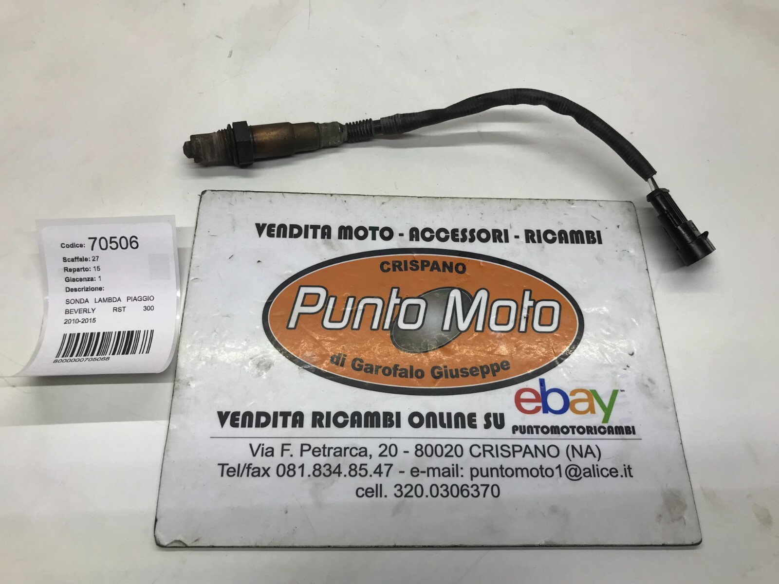 Sonda lambda marmitta original for Piaggio Beverly 125-300 RST 2010-2015 | eBay