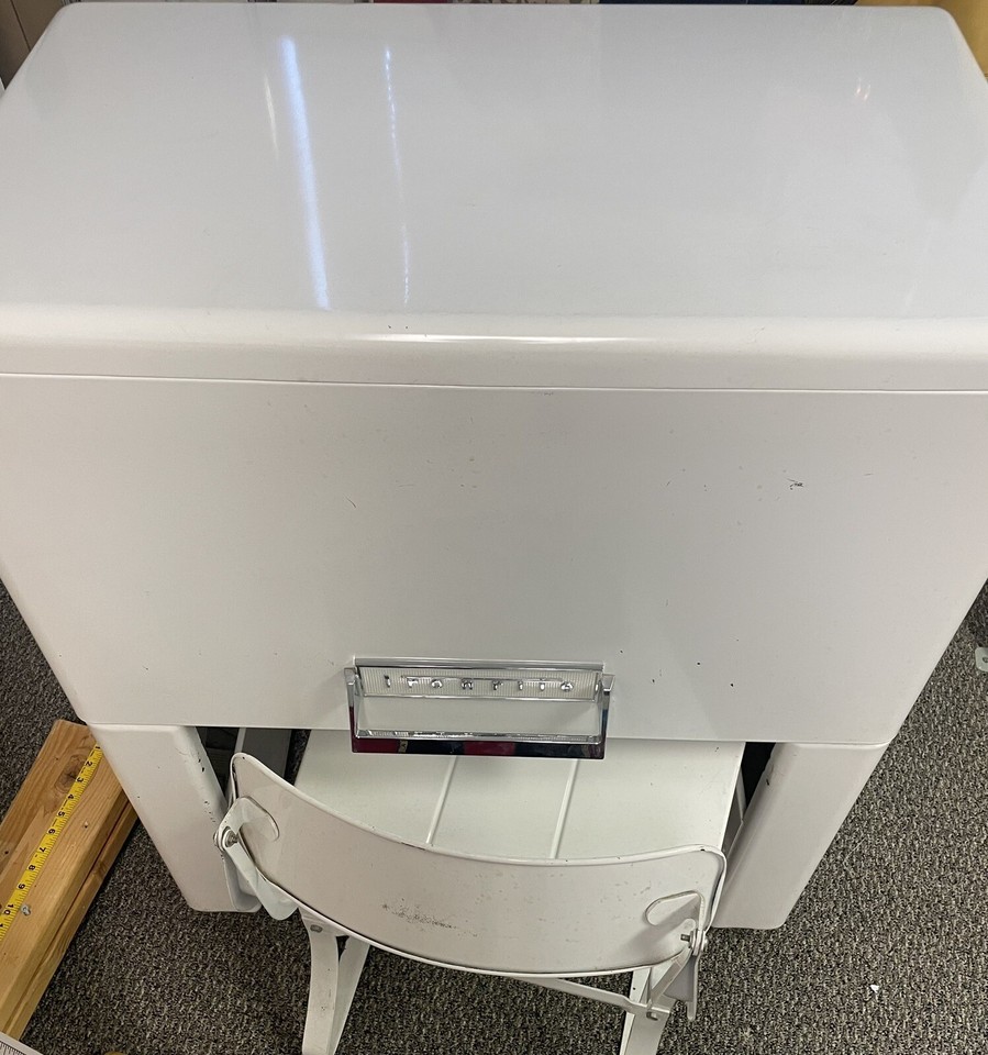 Vintage Mangle Ironrite Ironer rotary iron Chair Instructions Oil Can ...