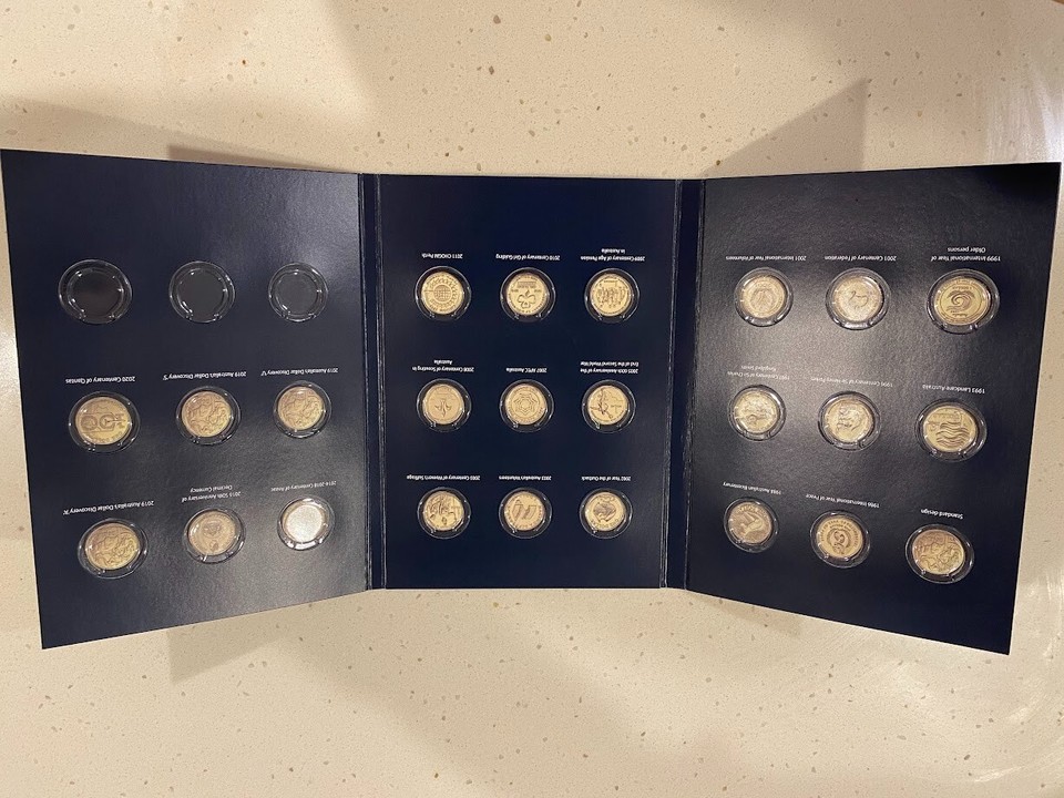 RAM $1 Circulating Coin Collection Folder - Album Royal Australian Mint ...