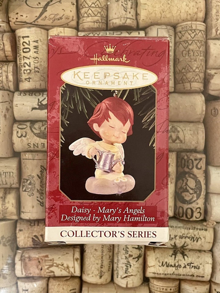 Hallmark 1997 Mary's Angels Daisy #10 In Series Keepsake Ornament In ...