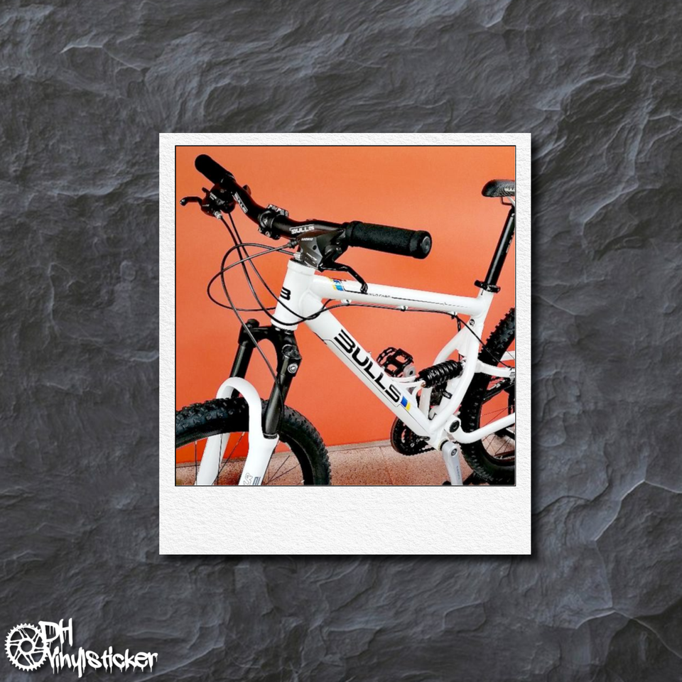 Bulls Sticker Neongrün | Aufklebersatz Set Fahrrad eBike BMX MTB Rahmen ...