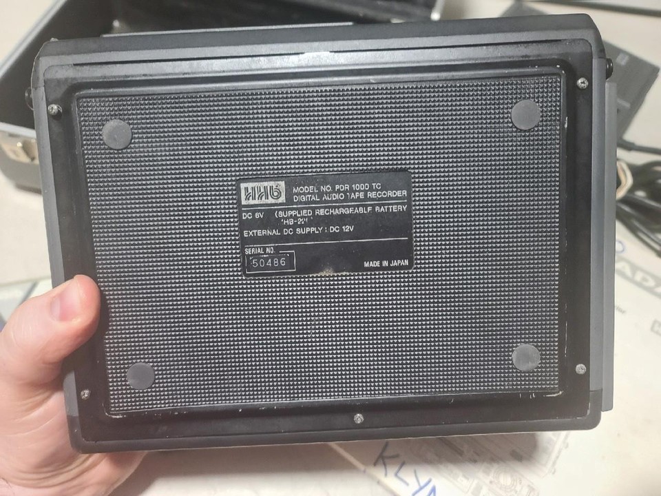 HHB PORTADAT Portable Professional DAT Recorder PDR-1000 &TCP Timecode ...