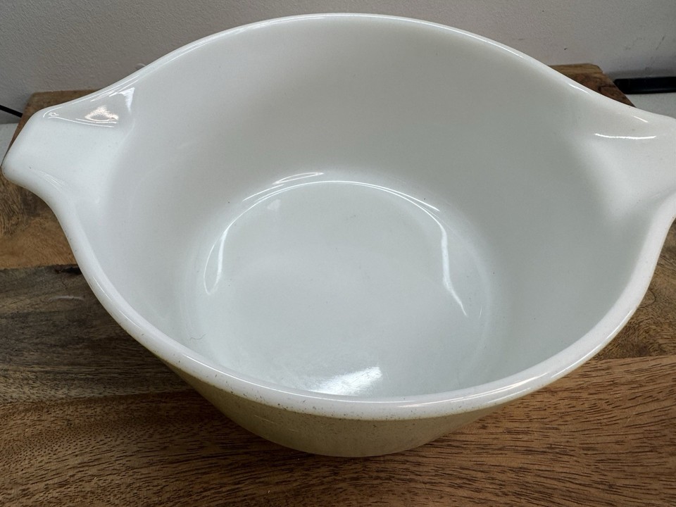 Pyrex Beige Speckled 1 1/2 Qt. Casserole Cinderella Bowl #474-B Nice ...