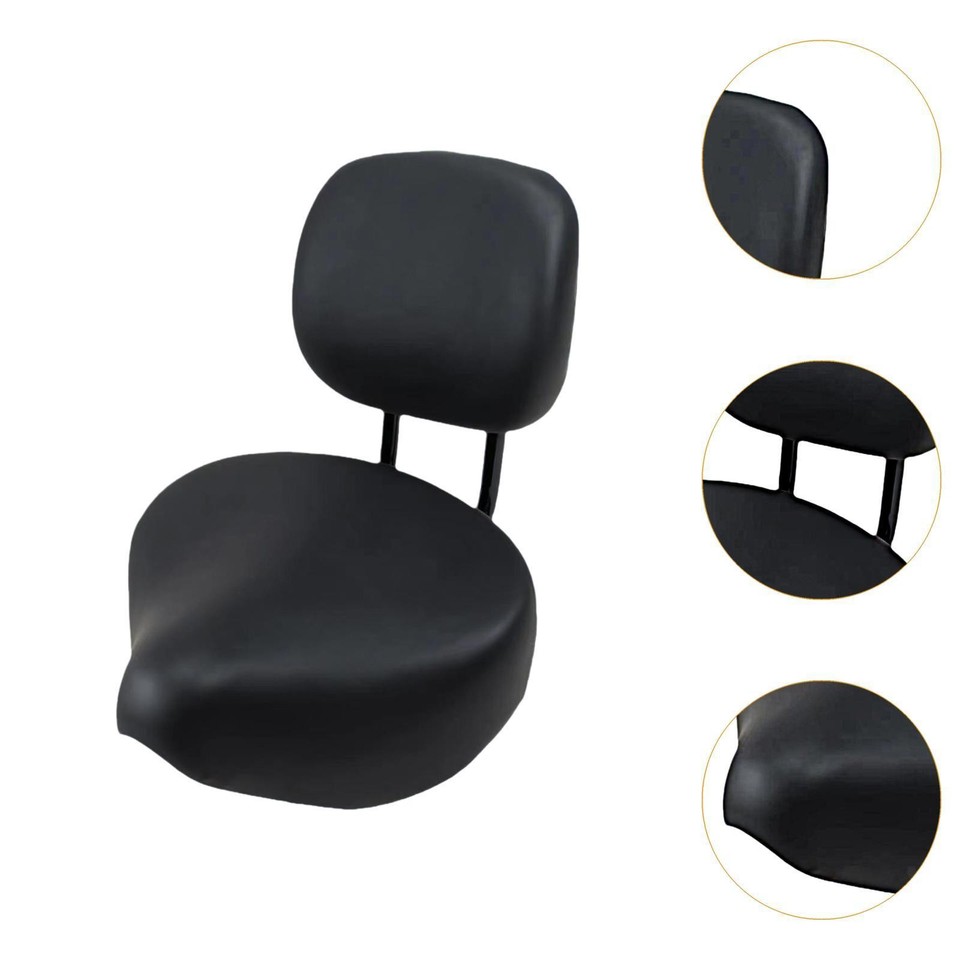 Bike Seat with Backrest,Bicycle Seat PU Leather with Back Support ...