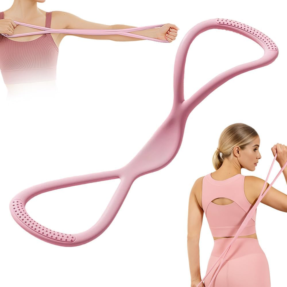Resistance Bands, Figure 8 Fitness Resistance Band, Exercise Bands with ...