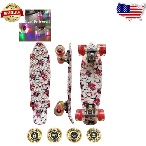 Lightweight Kick Tail Skateboard with 59mm Wheels - 22 Inches, Ideal ...