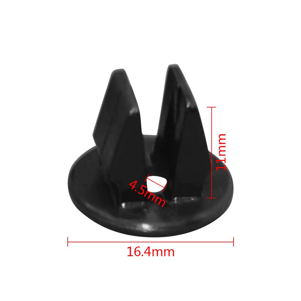 5pcs Black Plastic Fender Apron Screw Grommets Fits For Hyundai Kia ...