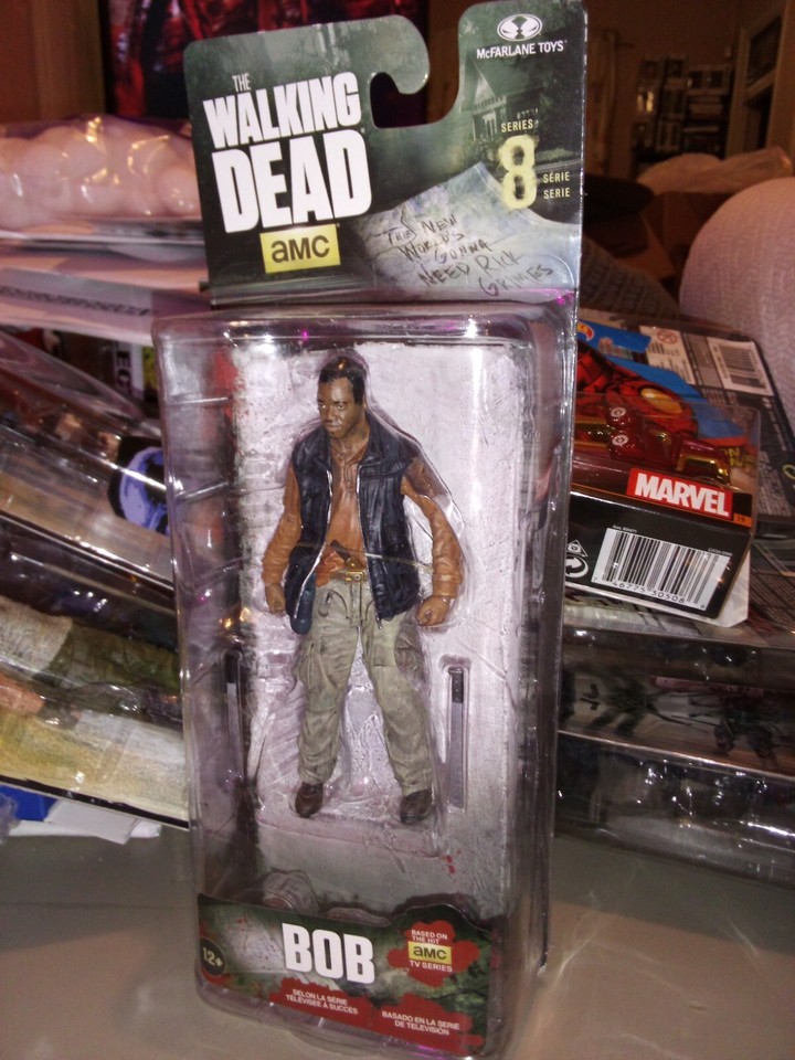 AMC THE WALKING DEAD BOB ACTION FIGURE SERIES 8 MCFARLANE TOYS SHIPS ...