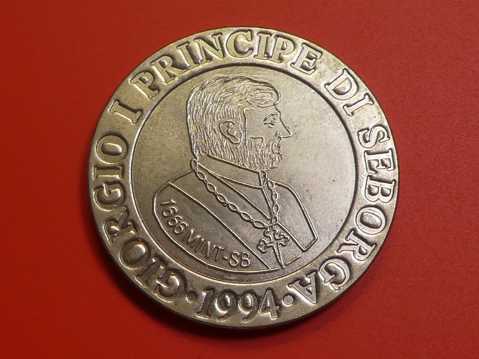 SEBORGA 1 Luigi 1994 Cu-Ni VERY RARE!!! only 50 pcs. issued! UNC | eBay