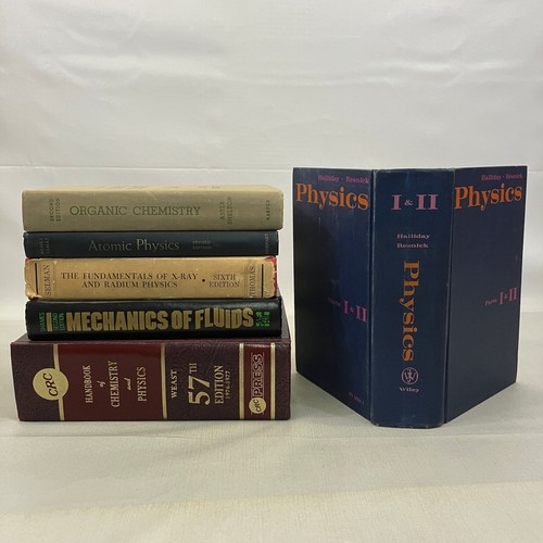 Vintage Math Science 6 Textbook Lot Engineering Physics Chemistry ...