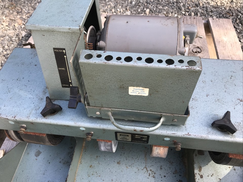 RAYTECH GSP-8A 8” Lapidary Glass Rock Cabbing Grinder Sander Polisher ...