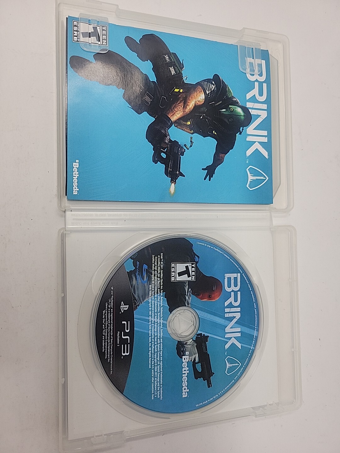 Brink Sony PS3 Complete W/ Manual & Slip Cover 2011 Very Good 93155117020| eBay