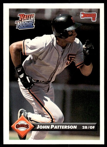 1993 Donruss Baseball Card John Patterson San Francisco Giants #193 | eBay