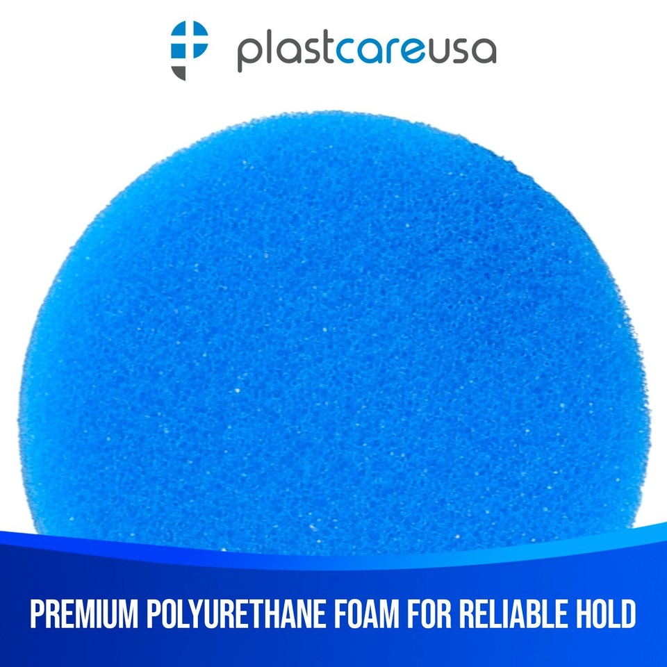 100 2.5" Premium Endodontic Foam Round Blue Sponge Cushions Dental Endo ...