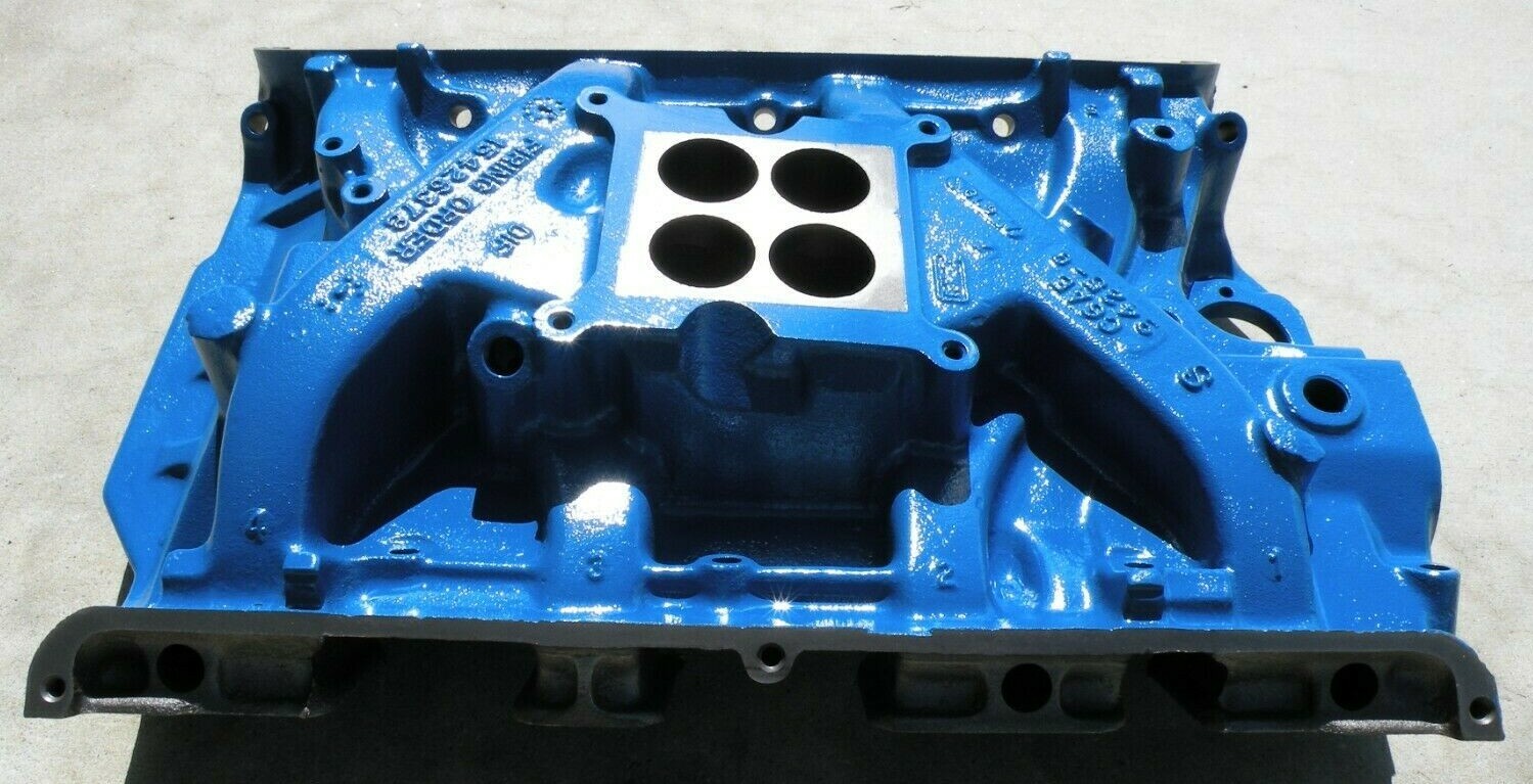 1966-1967 Ford Thunderbird 428 4 Barrel Intake S Manifold Cast Iron ...