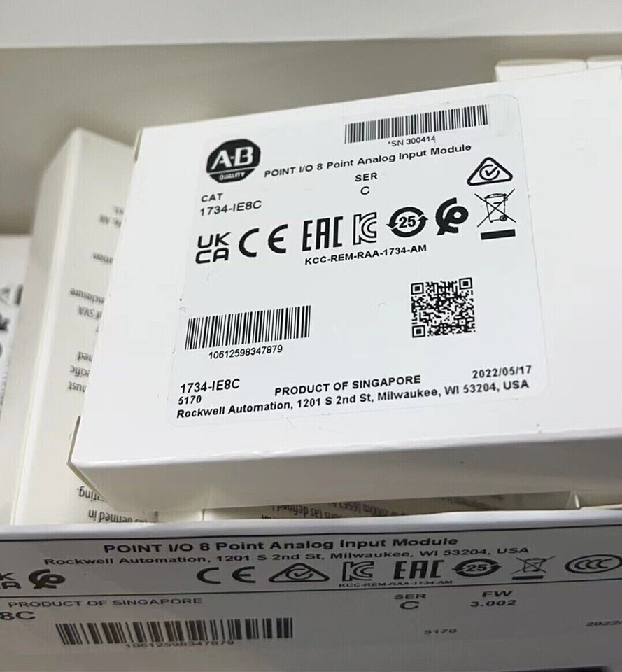 Allen-Bradley 1734-IE8C 8 POINT I/O Analog Input Module AB 1734IE8C New ...