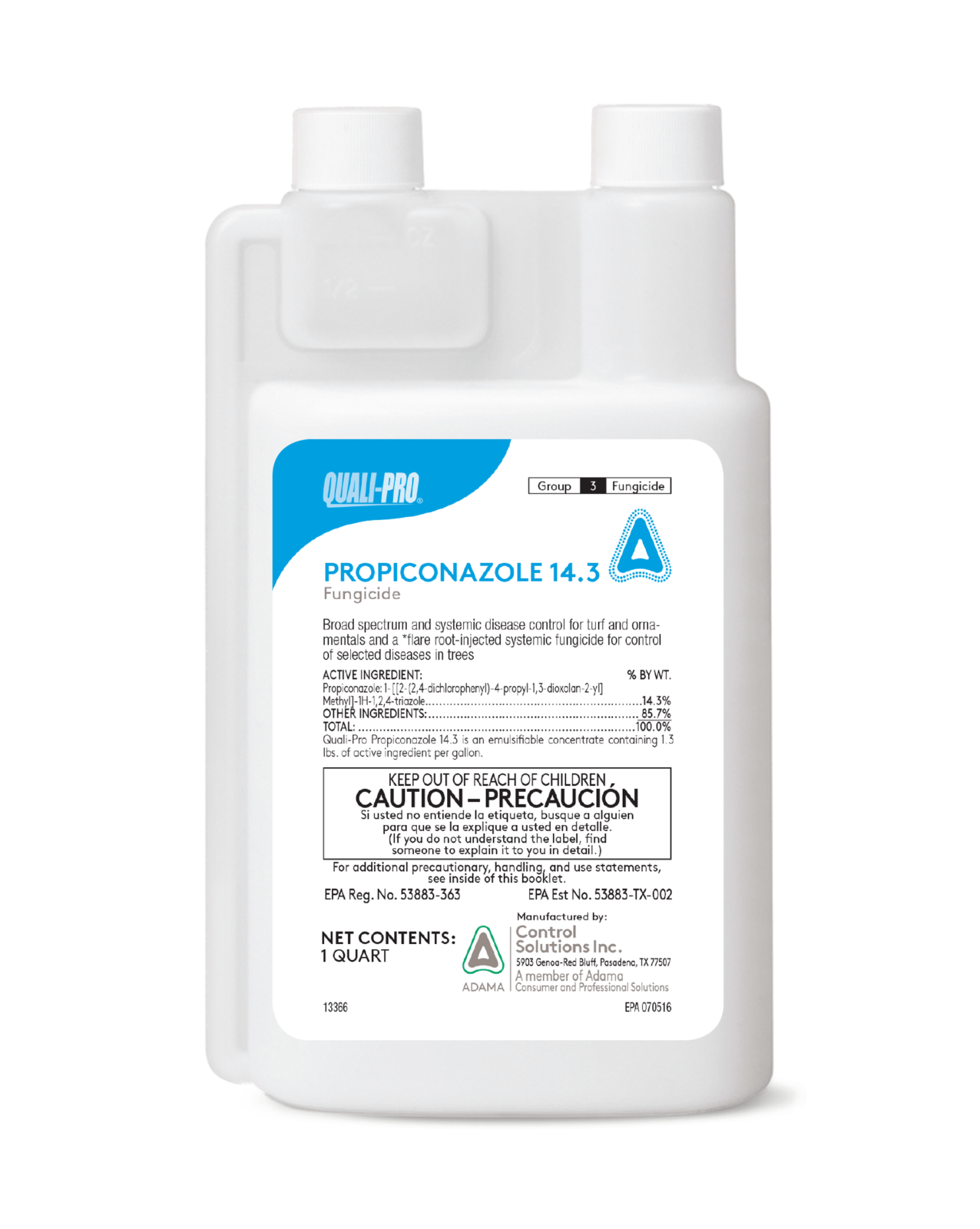 QP Propiconazole 14.3 Fungicide - 32 fl oz by Control Solutions, Inc | eBay