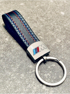 BMW Keyring Keychain M Sport | Leather Faux BMW Key Rings 1,2,3,4,5 ...