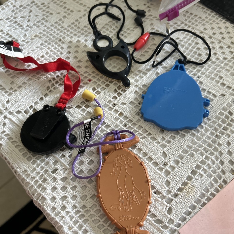 1995 LOT 5 McDonald's VR Troopers Medallion Necklace All Different | eBay